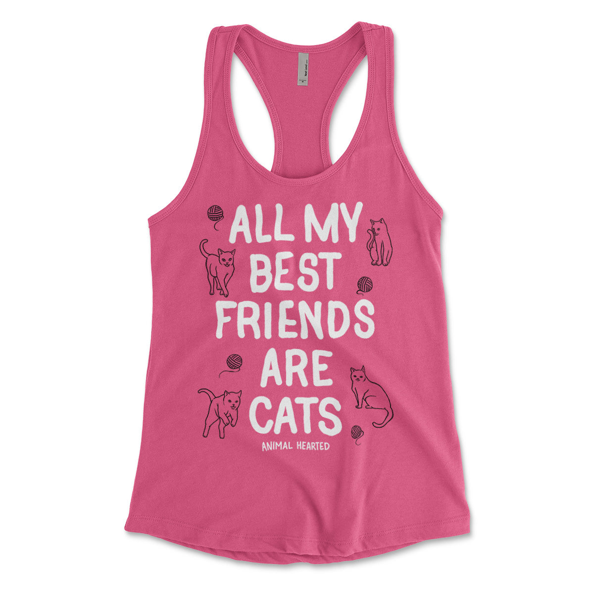 All My Best Friends Are Cats Women's Tank Top | Animal Hearted — Animal ...