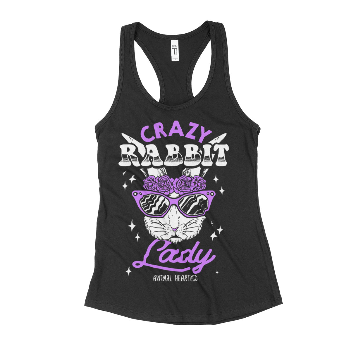Crazy Rabbit Lady Women's Tank Top | Animal Hearted Apparel