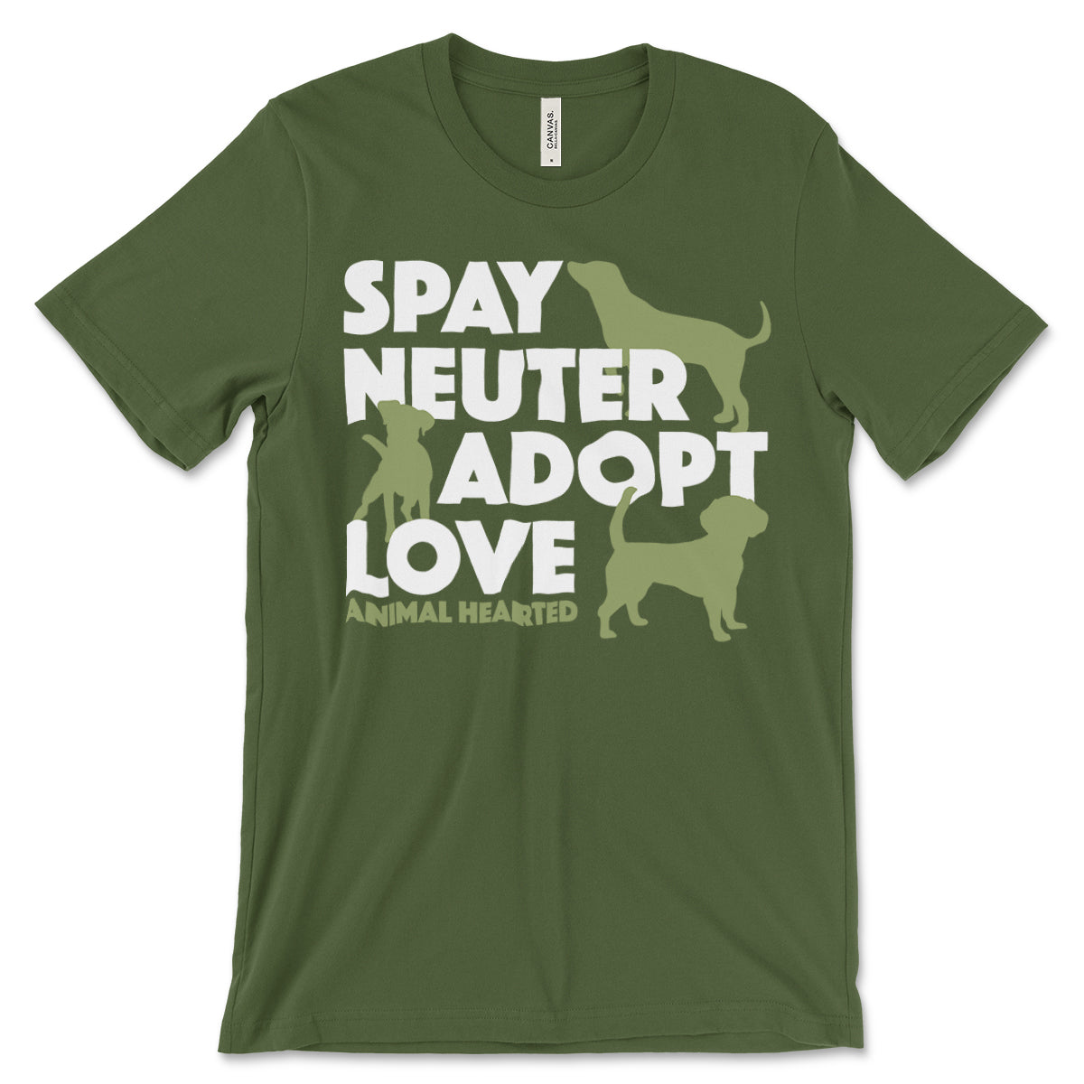 Spay Neuter Adopt Love Dog Shirt | Animal Hearted Apparel